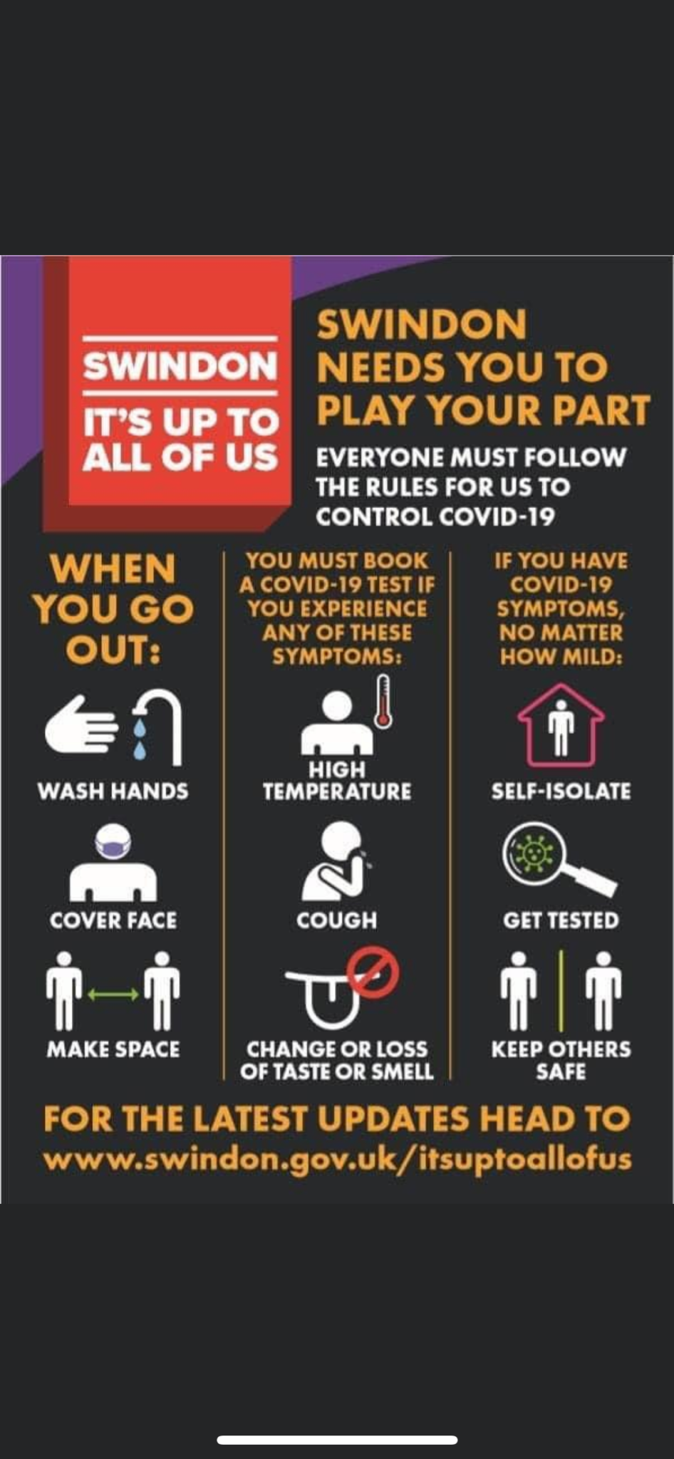 Play Your Part – COVID Prevention – Victoria Cross Surgery